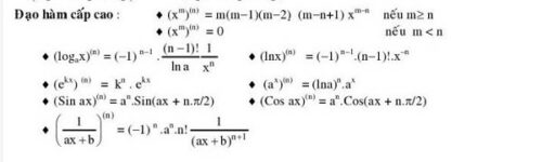 Đạo Hàm Là Gì? Ý Nghĩa Và Các Công Thức Tính Đạo Hàm